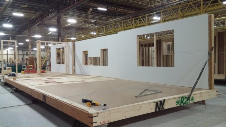 How a Modular Home is Constructed - Part 2 (Walls) | Custom Modular ...